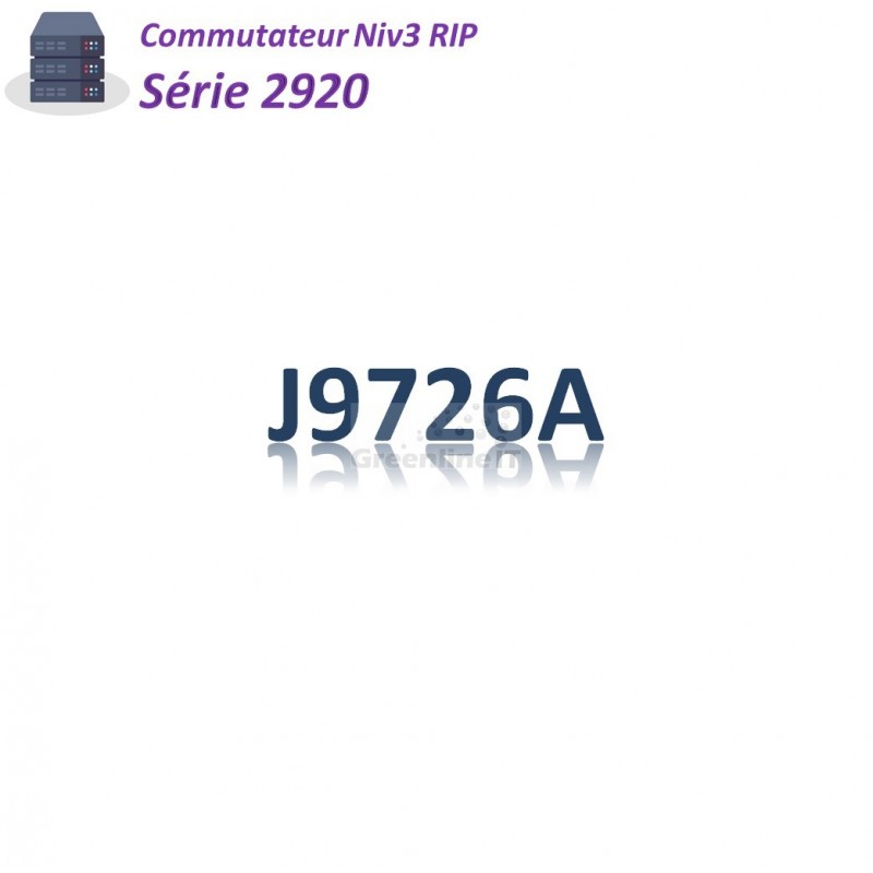 Aruba Switch série 2920 J9726A chez Greenline IT